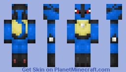 Lucario (pokemon) Minecraft Skin