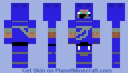 Blue assasin from Runescape Minecraft Skin