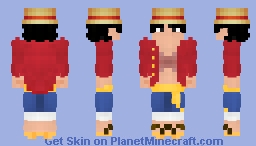 Luffy Java Minecraft Skins | Planet Minecraft Community