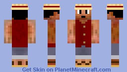 Monkey D. Luffy Minecraft Skin