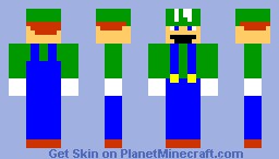 Luigi Minecraft Skin
