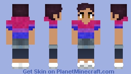 Luz noceda (Bisexual Pride) Minecraft Skin