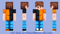Me in Halloween shirt! (Hive style) Minecraft Skin