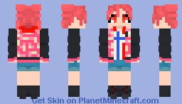 M.S.J Kasane Teto Minecraft Skin
