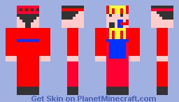 Mac donald's mc drive worker Minecraft Skin