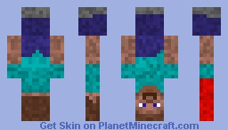 Normal Guy Up Side Down Minecraft Skin