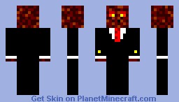 Magma Slime in Suite Minecraft Skin