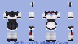 Maid Dress Base Minecraft Skin