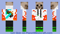 my custom character Minecraft Skin
