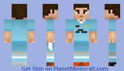 Manchester City kit 2011/2012 [Now shaded] Minecraft Skin