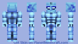 Eldar Warlock without helmet Minecraft Skin