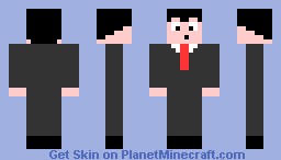 man in suit Minecraft Skin
