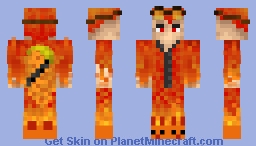 Manipendeh / Lava guy Minecraft Skin