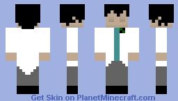 Scientist Uniform with Mannequin. Minecraft Skin