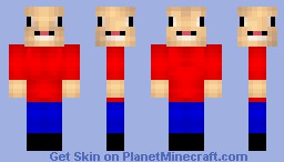 Many Face man Minecraft Skin