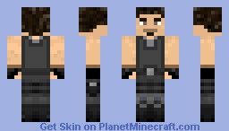 unarmored Marcus fenix Minecraft Skin