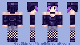 Margo Grimm (goth girl) Minecraft Skin