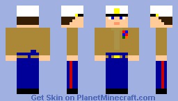 Marine Blue Dress BL Minecraft Skin