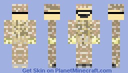 Marine Desert Minecraft Skin