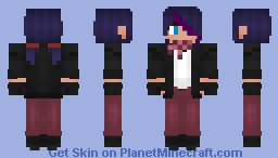 Marinette Dupain-Cheng emo Miraculous Minecraft Skin