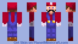 Mario Skin Minecraft Skin