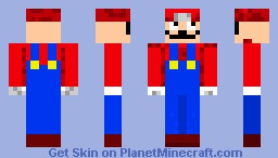 Mario Minecraft Skin