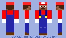 Mario Minecraft Skin