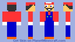 Mario Minecraft Skin