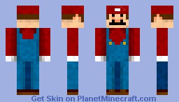 Mario Minecraft Skin