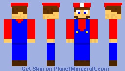 Super Mario Minecraft Skin