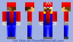 Mario Minecraft Skin