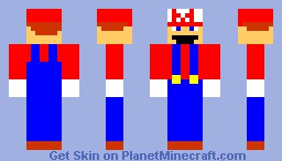Mario Minecraft Skin