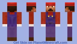 Mario Minecraft Skin