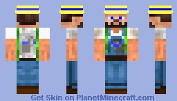 mariocraft2000 max cape of farming. skin Minecraft Skin