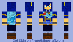 Marth from fire emblem Minecraft Skin