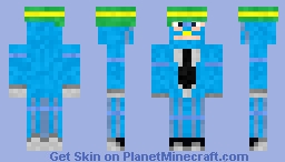 Masked Poker Dealer Minecraft Skin