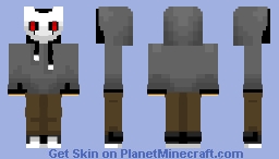 ¨ Nightmare with mask ¨ (backwards) Minecraft Skin