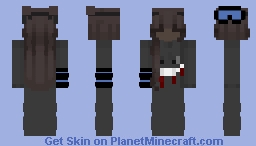 maskless verison of female gengar Minecraft Skin