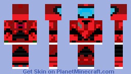 Red space suit Minecraft Skin