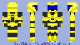 Master Chief (Yellow) Minecraft Skin