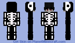 skeleton onesie boy Minecraft Skin
