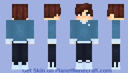 Blue Sweater!! Minecraft Skin
