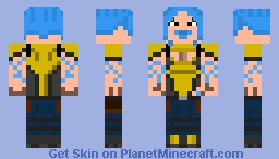 Maya The Siren Minecraft Skin
