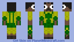Repeticraft Mayan Yellow/Green Clothed King Minecraft Skin