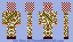 Camo Taliban Minecraft Skin