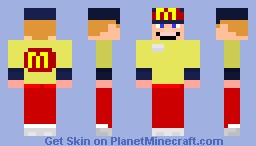 Mc Donald man Minecraft Skin