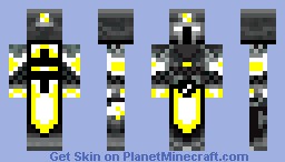 Yellow knight Minecraft Skin