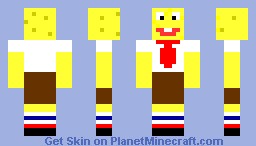 spongebob Minecraft Skin
