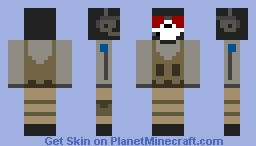 Task Force 141: Ghost Minecraft Skin
