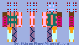 Colorful Stalker Minecraft Skin